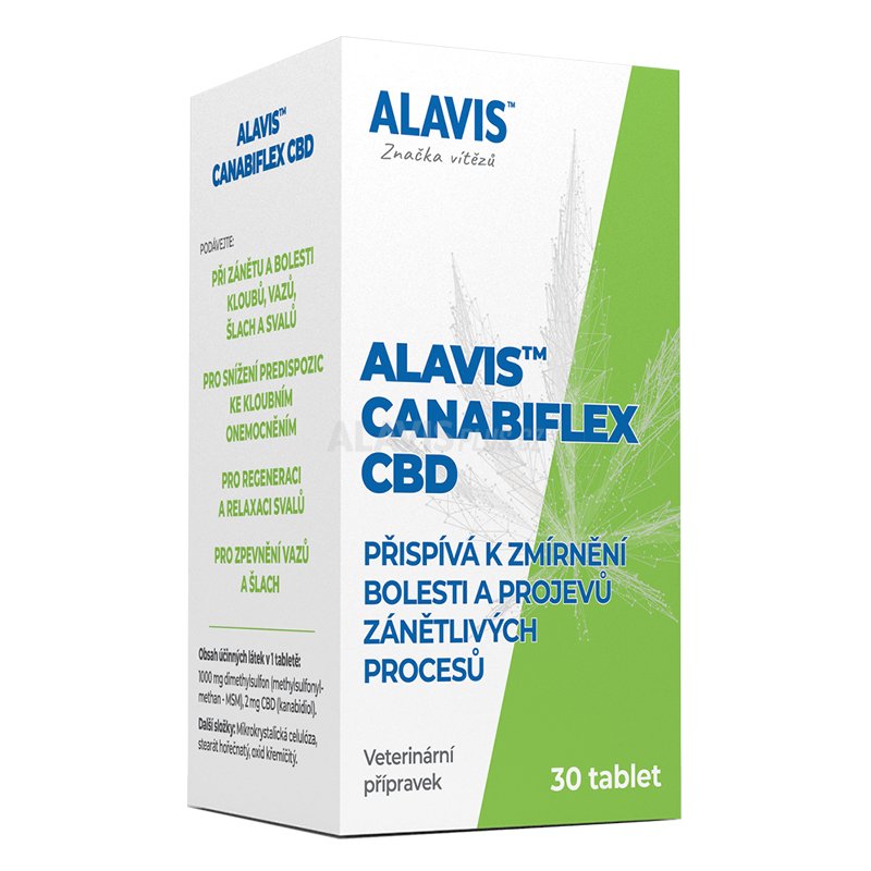 ALAVIS™ CanabiFlex CBD, 30 tbl. :: Alavis-plus.cz