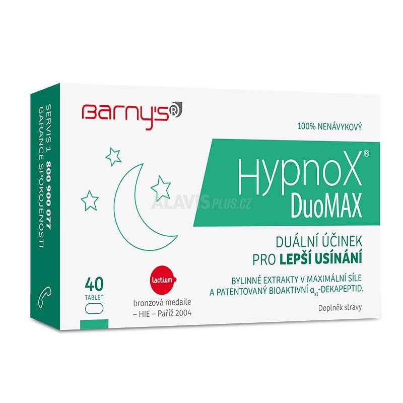 Barnys HypnoX® DuoMAX, 40 tablet :: Alavis-plus.cz